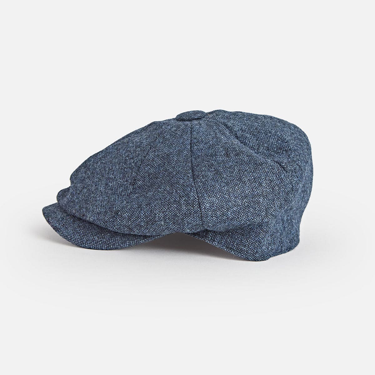 Denim Blue Plain Wool Gatsby Cap | Bates Hats – Hilditch & Key