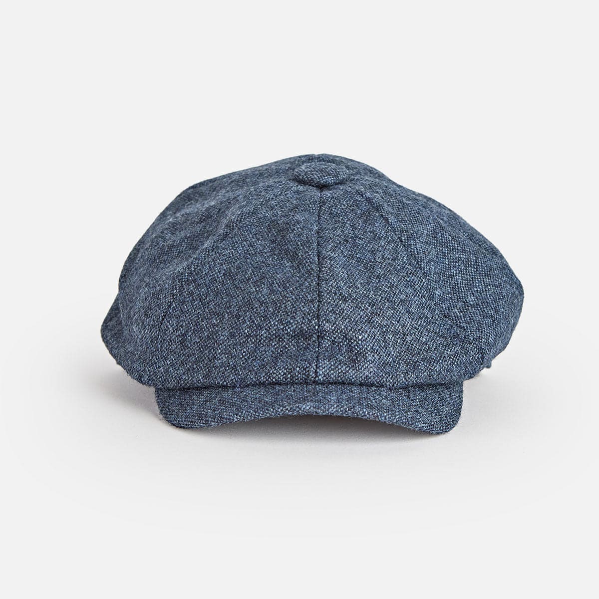 Denim Blue Plain Wool Gatsby Cap | Bates Hats – Hilditch & Key